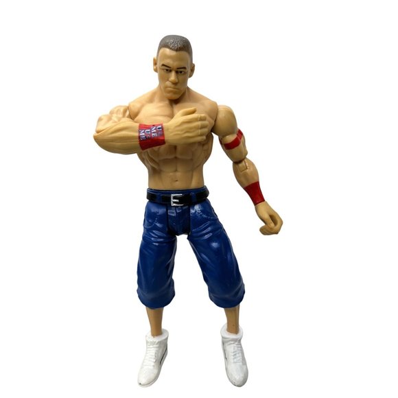 Mattel | Toys | Mattel 21 Wwe John Cena Jean Shorts Red Wristbands ...